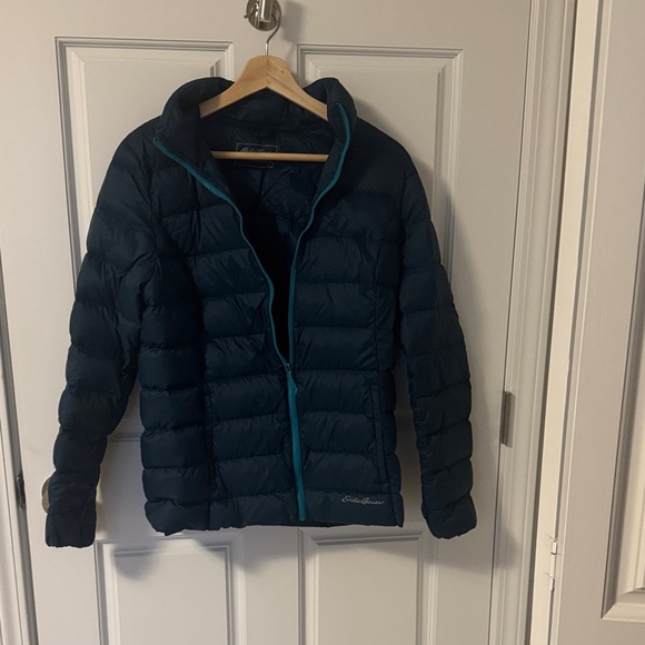 Eddie Bauer | Jackets & Coats | Eddie Bauer Womens Puffer Jacket Dark ...